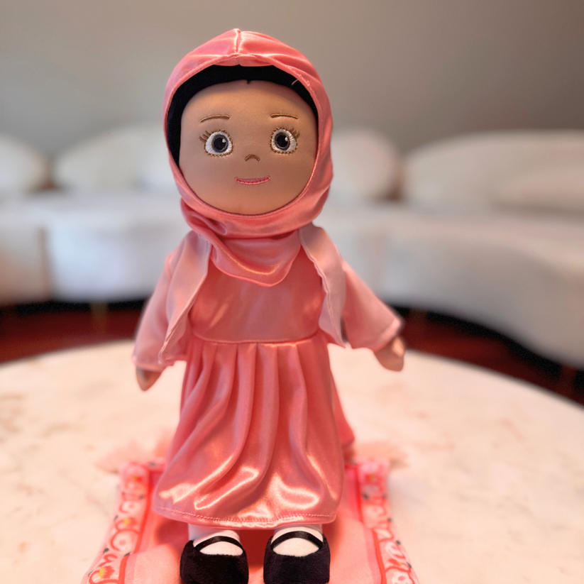 Muslim Girl Doll with 4 Outfits (Including Prayer Set) + Mini Prayer ...