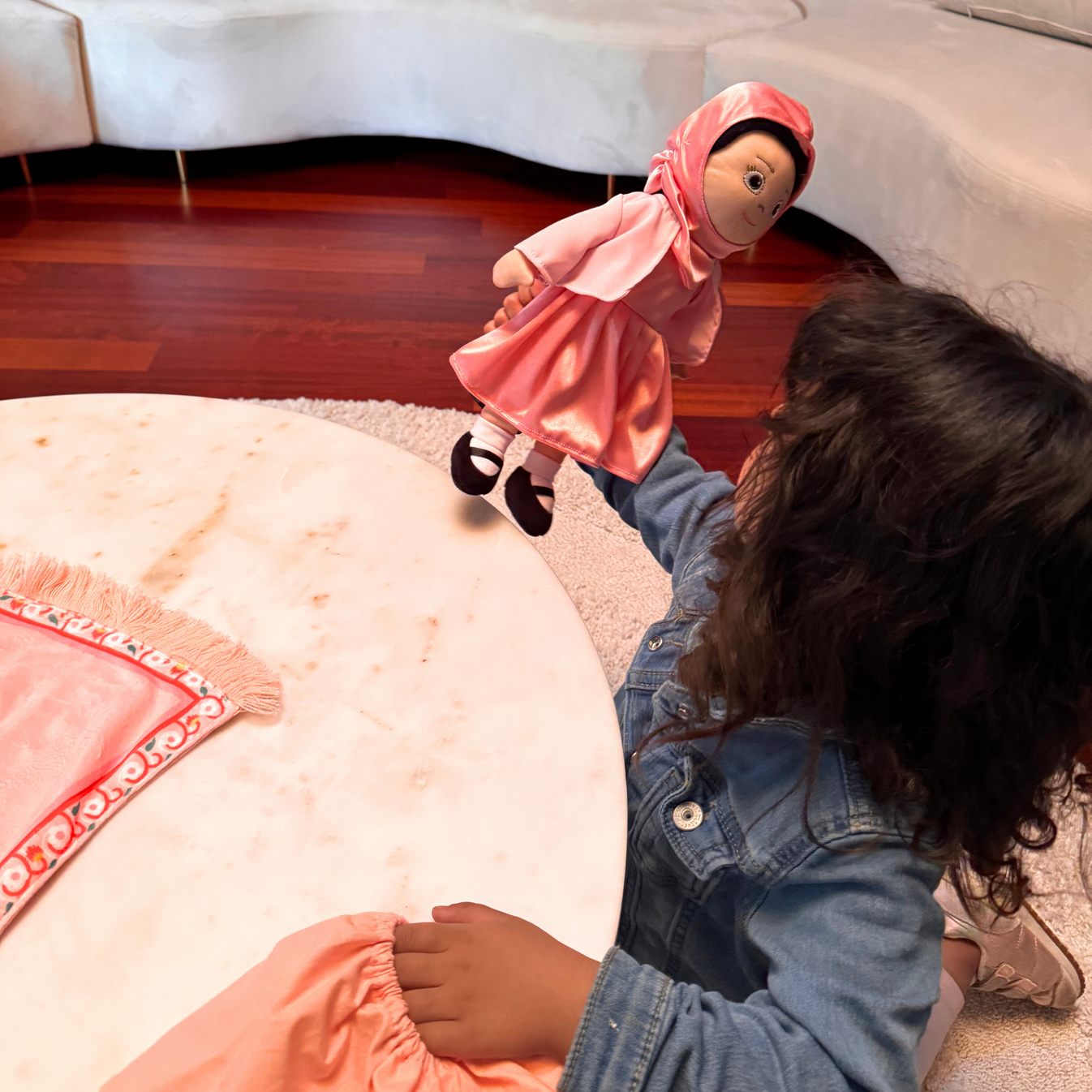 Muslim Girl Doll with 4 Outfits (Including Prayer Set) + Mini Prayer ...