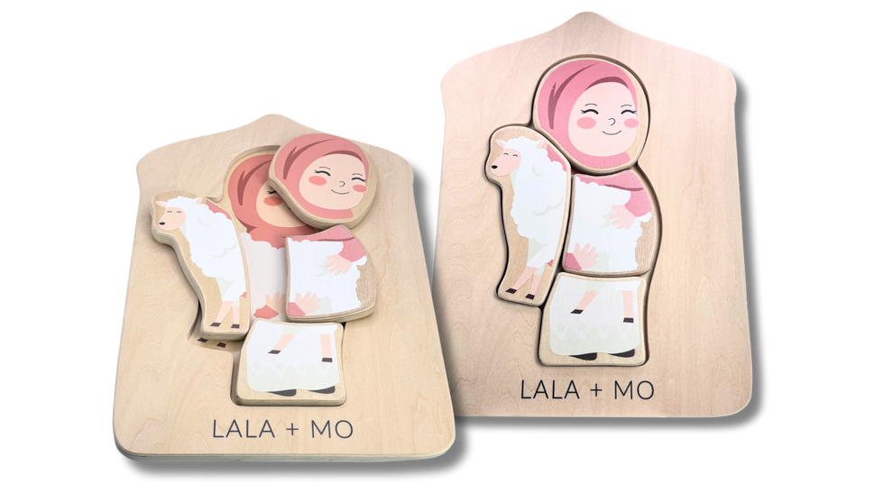 Islamic Chunky Block Puzzles (set of 4)- Wooden, Muslim Kids Toys ...
